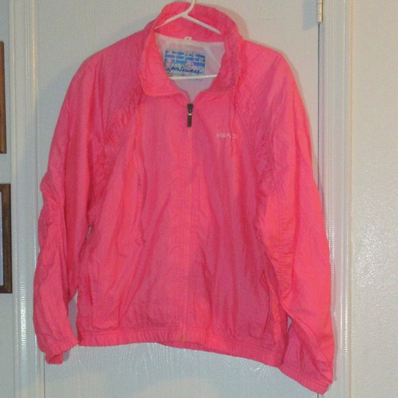 Head | Jackets & Coats | Head Sportswear Lined Pink Nylon Jacket Medium ...